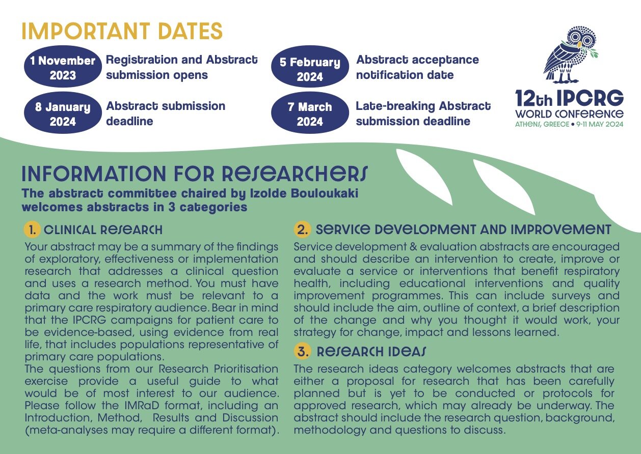 12th IPCRG World Conference | IPCRG