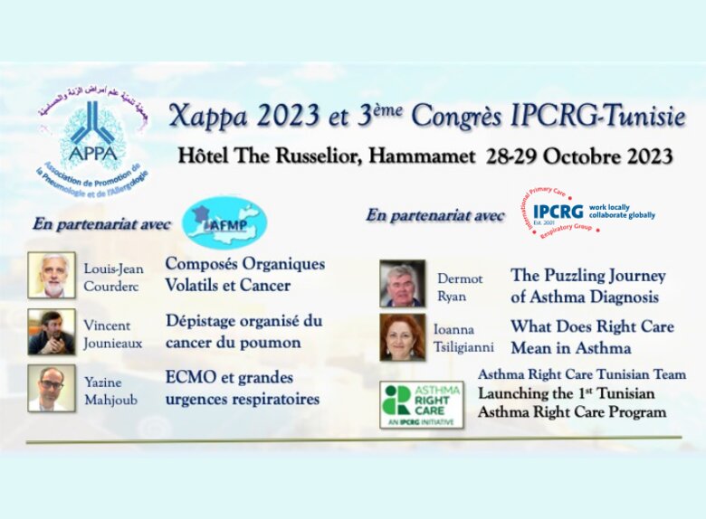 XAPPA 2023 & 3rd IPCRG-Tunisia Congress | IPCRG